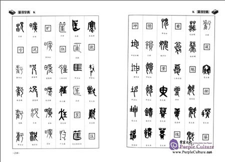 Dictionary of Seal Script ISBN: 7513811075, 9787513811071