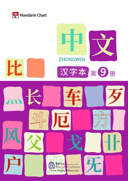 Zhong Wen / Chinese Textbook Vol 9 - Character Workbook